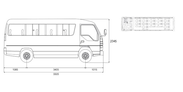 Ukuran Mobil Isuzu Elf - PinterMekanik
