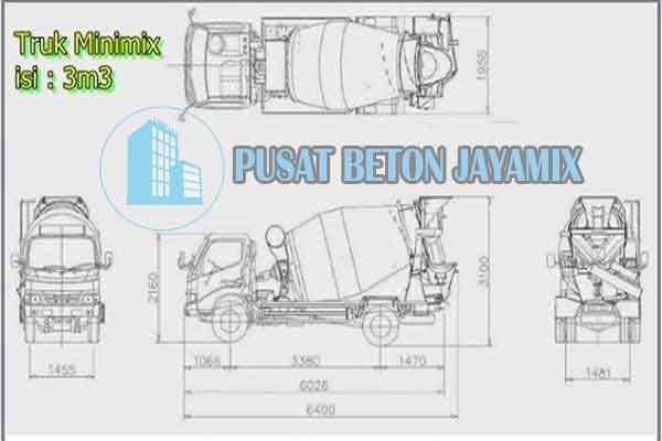 Ukuran Mobil Ready Mix - PinterMekanik
