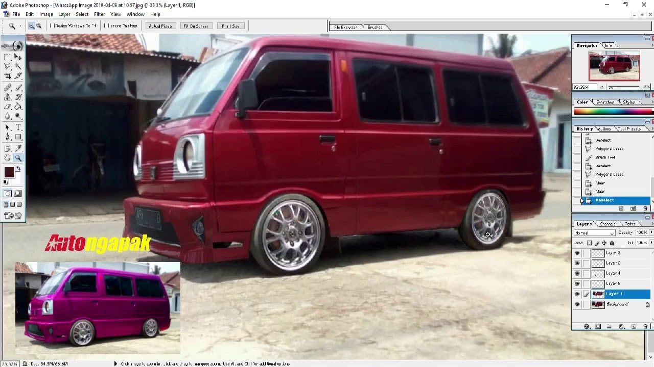 Modifikasi Suzuki Carry Buek - PinterMekanik