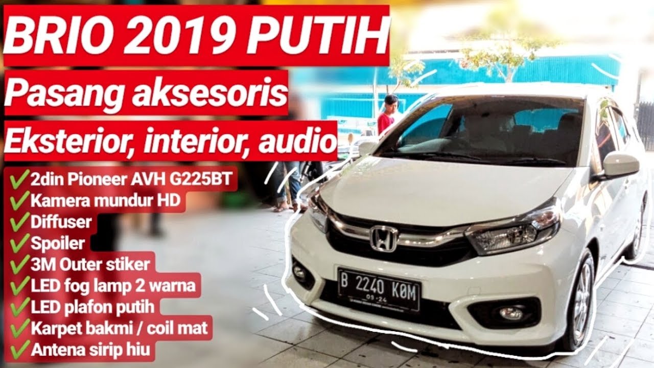 Modifikasi Honda Brio Warna Putih - PinterMekanik