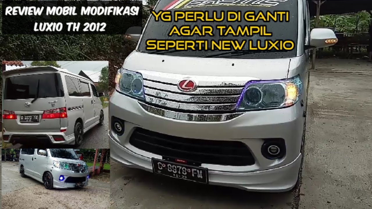 Modifikasi Mobil Luxio Putih - PinterMekanik
