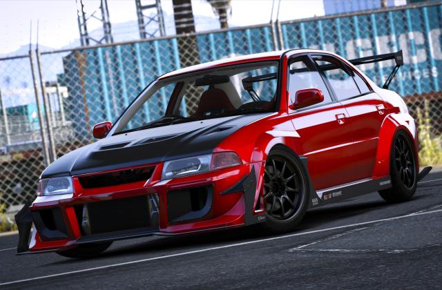 Foto Mobil Mitsubishi Lancer Evo 4 Modif - PinterMekanik